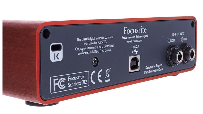 Focusrite Scarlett 2i2 1st gen USB — купить в DJSTORE